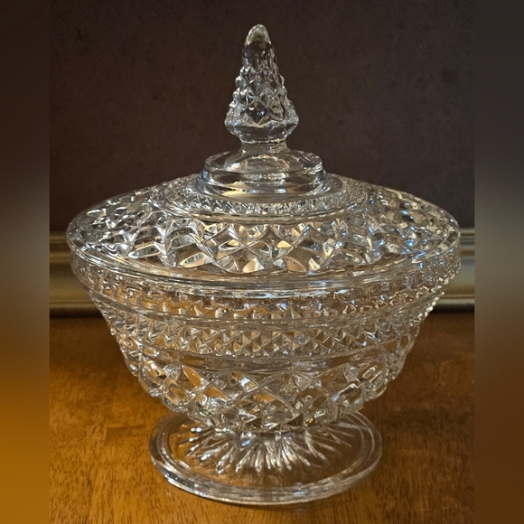 Anchor Hocking | Dining | Vintage Anchor Hocking Wexford Diamond Cut ...